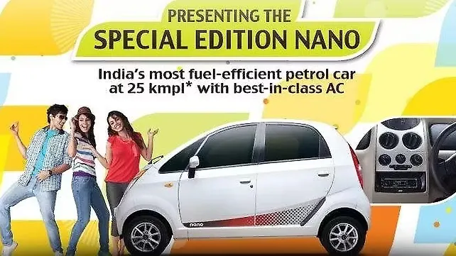 Tata unveils special edition Nano for select locations - CarWale
