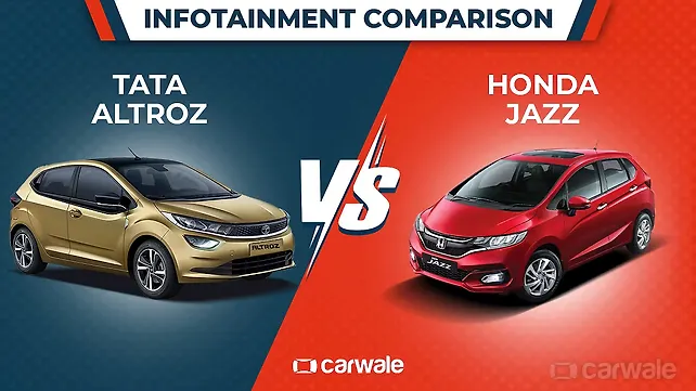 Honda Jazz Vs Tata Altroz touchscreens compared: What do you get for ...