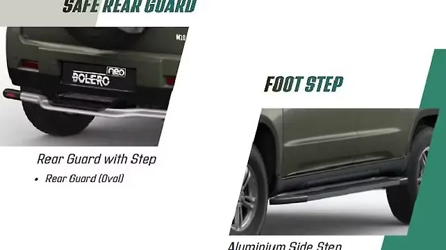 Mahindra Bolero Neo accessories detailed - CarWale