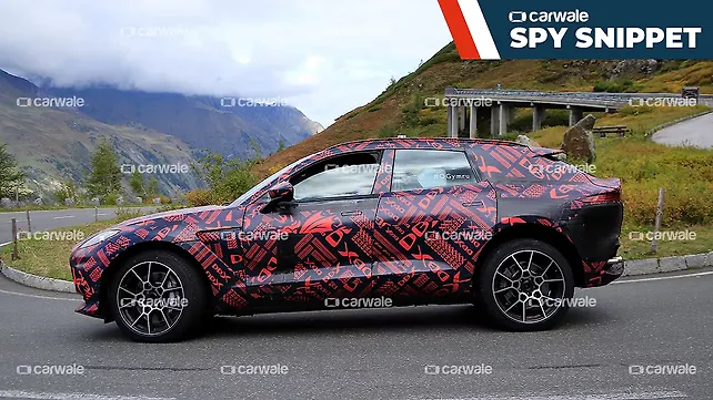 Aston Martin DBX S spotted testing - CarWale