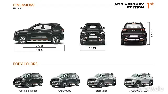 Kia Sonet Anniversary Edition - Now in pictures - CarWale