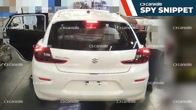 Spy shots reveal the exterior of 2022 Maruti Suzuki Baleno facelift ...