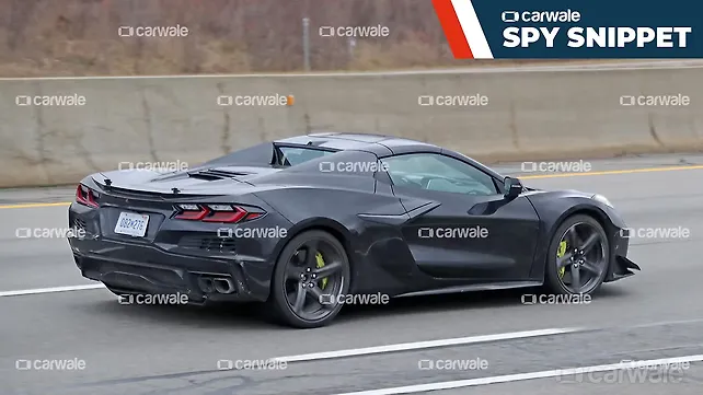 Chevrolet Corvette E-Ray hybrid spotted without camouflage - CarWale
