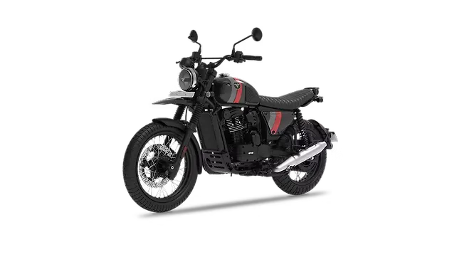 Yezdi Scrambler Right Rear Three Quarter Image - BikeWale