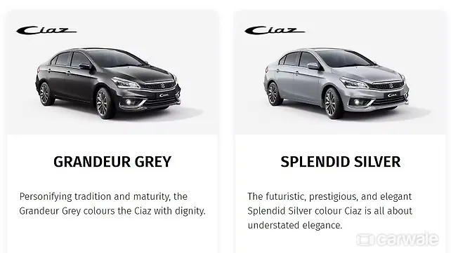 Maruti Ciaz colour scheme rejigged - CarWale