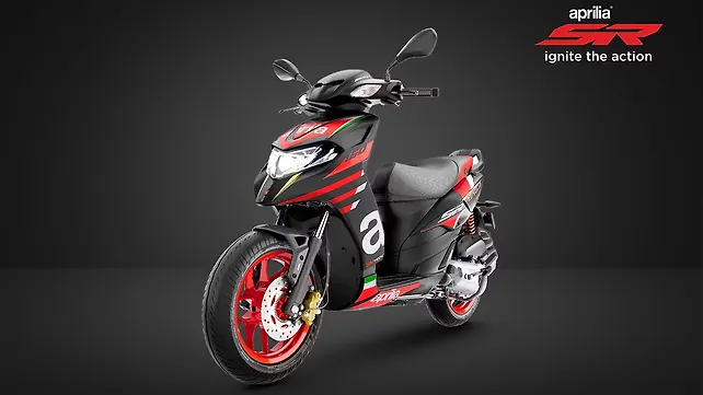 Aprilia SR 160 Right Rear Three Quarter Image - BikeWale