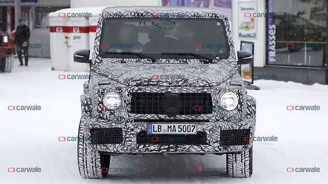 Mercedes-Benz G63 AMG facelift spotted testing - CarWale