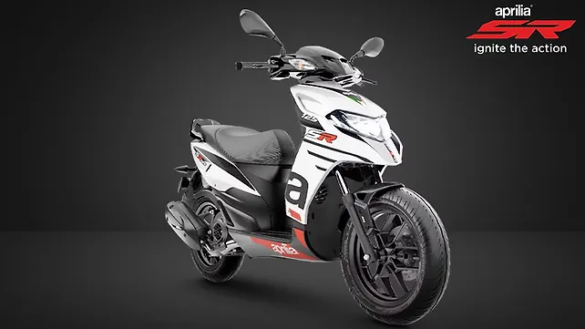 Aprilia SR 125 Right Rear Three Quarter Image - BikeWale