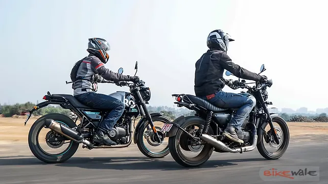 Royal Enfield Scram 411 vs Yezdi Scrambler: Comparison Test Review ...