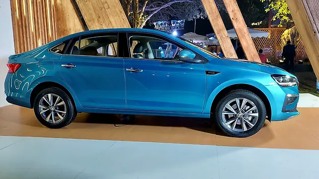 Skoda Slavia spotted with a smaller eight-inch infotainment system ...