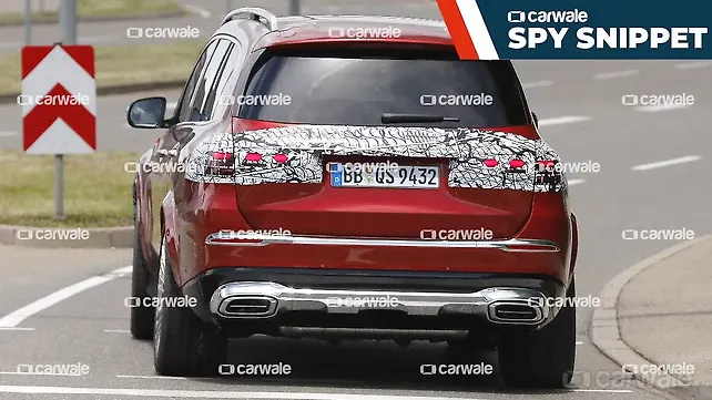 Mercedes-Maybach GLS facelift spotted testing again - CarWale