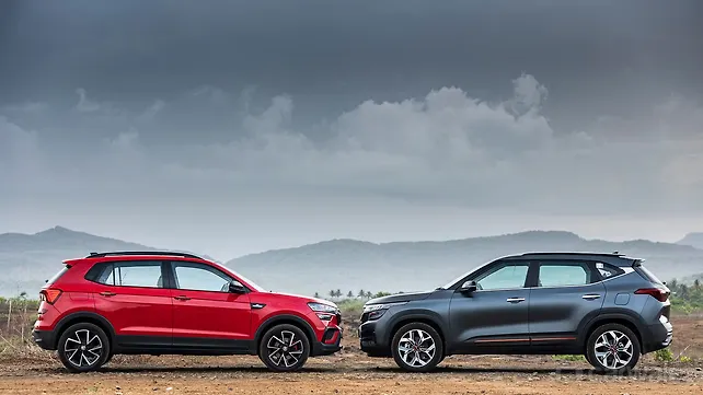 Kia Seltos X Line Vs Skoda Kushaq Monte Carlo - CarWale