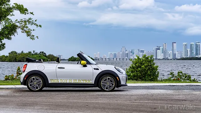 Mini Cooper SE Convertible previewed in production-ready guise - CarWale