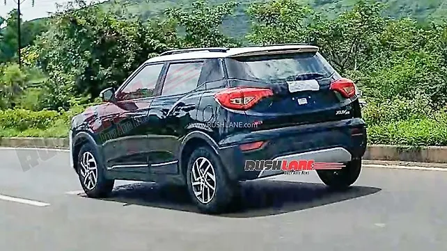 Mahindra XUV300 facelift spied on test | CarTrade