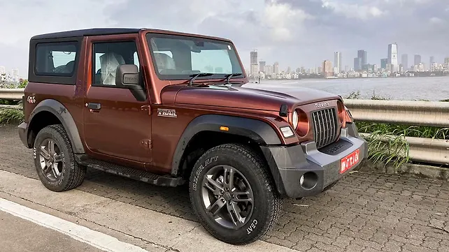 Mahindra Thar colour options revised; gets the new brand logo - CarWale