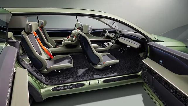 Skoda Vision 7S concept car previews the new design language - CarWale