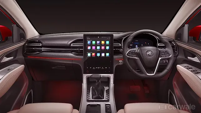 New MG Hector interior revealed; to be launched later this year - CarWale