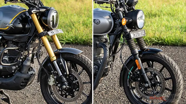 Royal Enfield Hunter 350 vs TVS Ronin 225: Comparison Test Review ...
