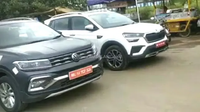 Volkswagen Taigun spotted in new matte exterior shade - CarWale