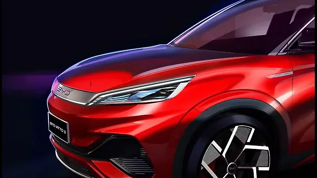 BYD Atto 3 EV teased in design sketch ahead of official launch - CarWale