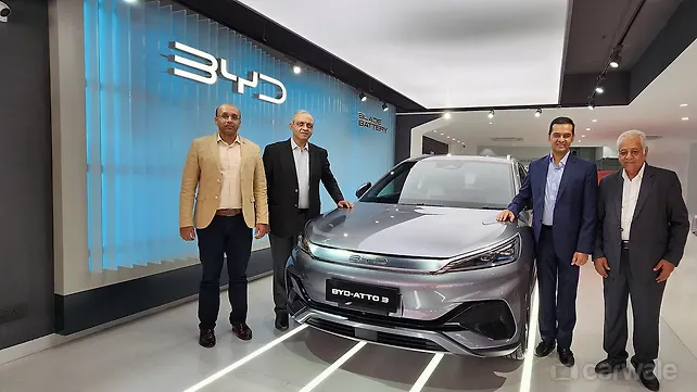 BYD India opens a new showroom in Indore - CarWale