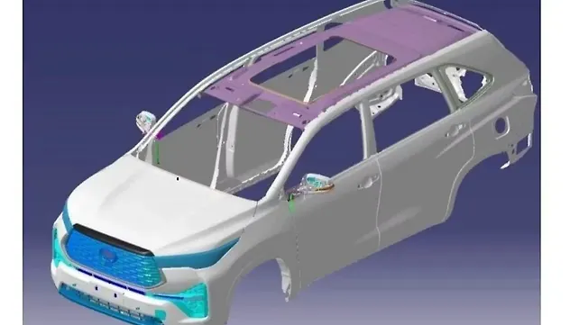 Toyota Innova Hycross to get panoramic sunroof; design patent leaked ...