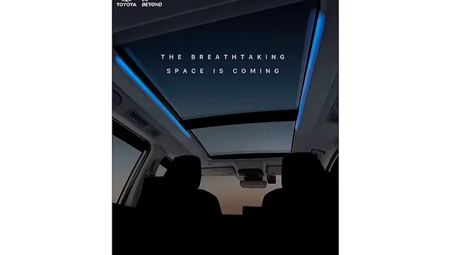 Toyota Innova Hycross teased again; panoramic sunroof confirmed - CarWale