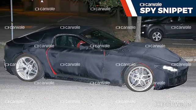 Ferrari Roma Spider spotted testing for the first time - CarWale