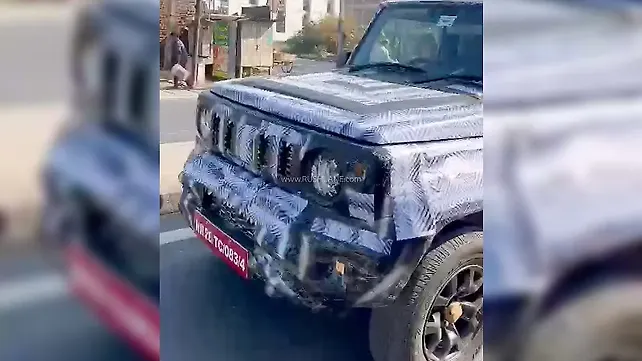 Maruti Jimny five-door spotted; reveals new details - CarWale