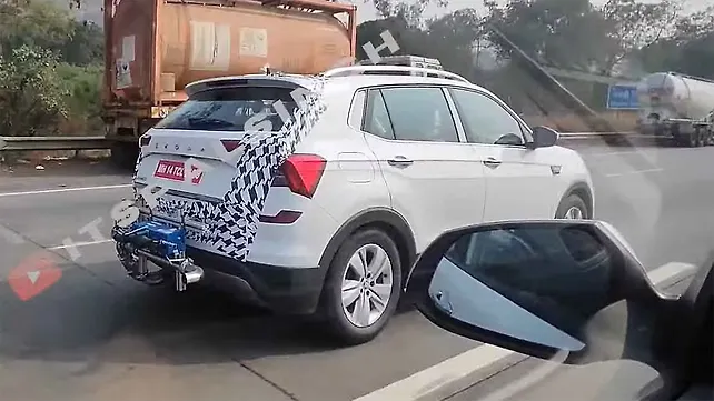 Skoda Kushaq spotted testing; CNG variant in the works? - CarWale