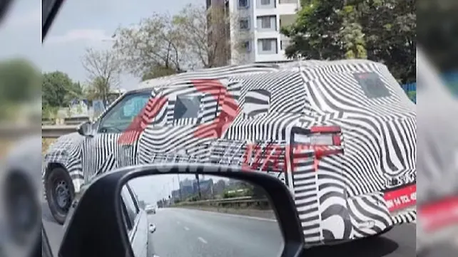 Citroen C3-based seven-seater SUV spied again - CarWale