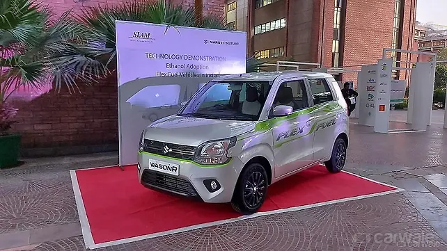 Maruti Wagon R flex fuel prototype to be showcased at Auto Expo - CarWale