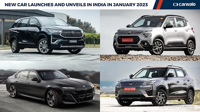 New car launches and unveils in India in January 2023 - CarWale