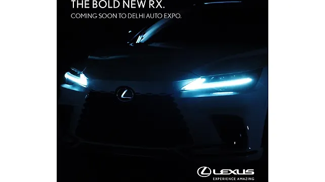 New Lexus RX teased again; to be showcased at 2023 Auto Expo - CarWale