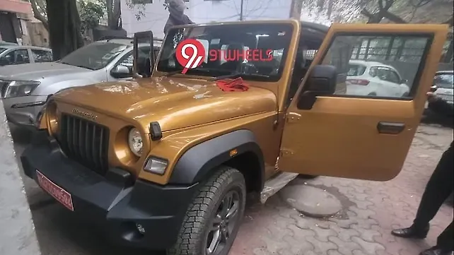 Mahindra Thar 4x2 latest leaks; new colour and specs revealed - CarWale