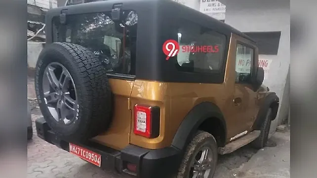 Mahindra Thar 4x2 latest leaks; new colour and specs revealed - CarWale