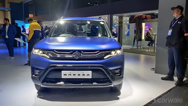 Maruti Brezza CNG showcased at Auto Expo 2023 - CarWale