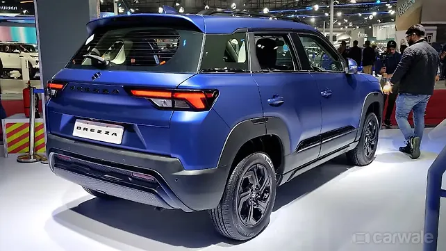 Maruti Brezza CNG showcased at Auto Expo 2023 - CarWale