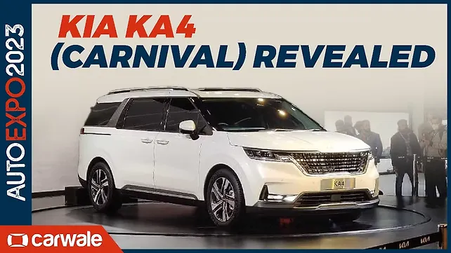 Kia KA4 (Carnival) revealed at the Auto Expo 2023 - CarWale