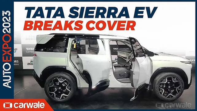 Auto Expo 2023: Tata Sierra EV Concept showcased - CarWale