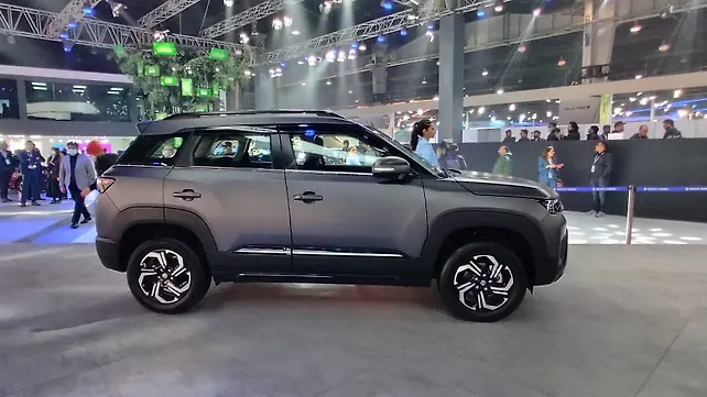 Maruti Suzuki Brezza and Grand Vitara Matte editions showcased at Auto ...