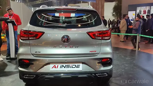 Auto Expo 2023: MG Astor showcased in a new colour - CarWale