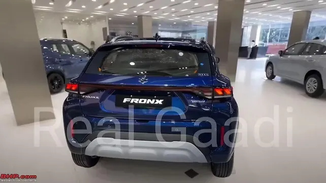 Maruti Fronx base variant arrives at dealerships ahead of launch - CarWale