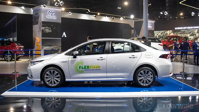 Toyota Corolla Altis Flex Fuel Hybrid showcased – Now in pictures - CarWale