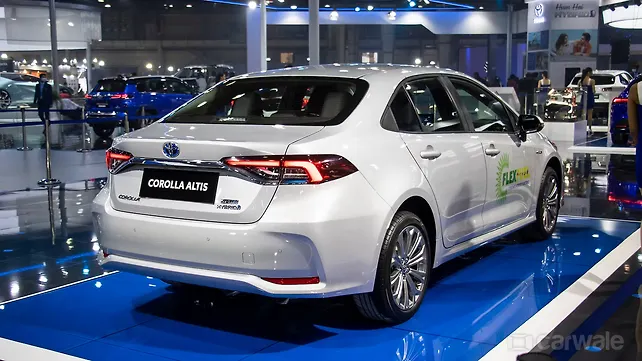 Toyota Corolla Altis Flex Fuel Hybrid showcased – Now in pictures - CarWale