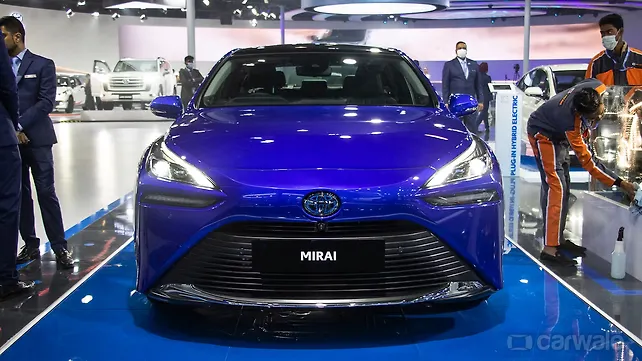 Toyota Mirai Fuel-Cell Vehicle showcased – Now in pictures - CarWale