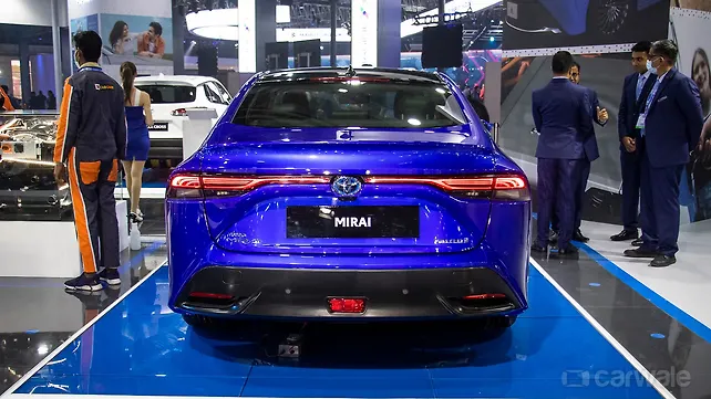 Toyota Mirai Fuel-Cell Vehicle showcased – Now in pictures - CarWale