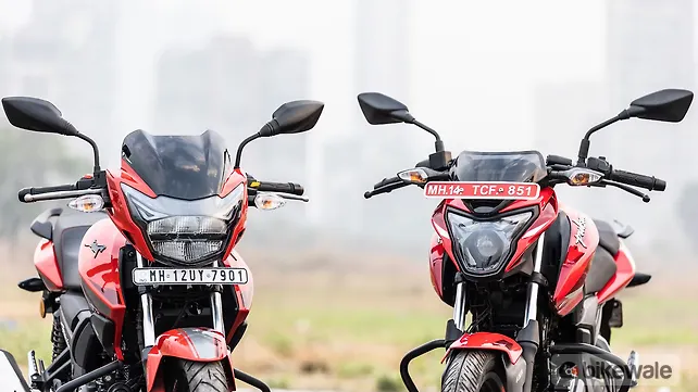 TVS Apache RTR 160 vs Bajaj Pulsar P150: Comparison Test Review - BikeWale