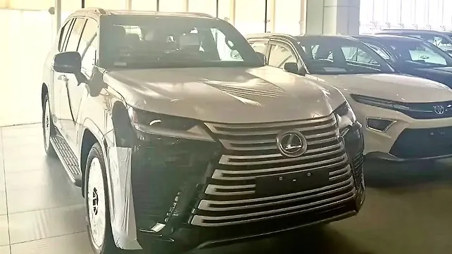 Lexus LX 500d arrives at dealership; deliveries to commence soon - CarWale