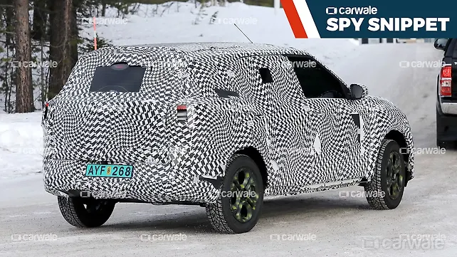 Citroen’s mid-size SUV spotted winter-testing in Sweden - CarWale